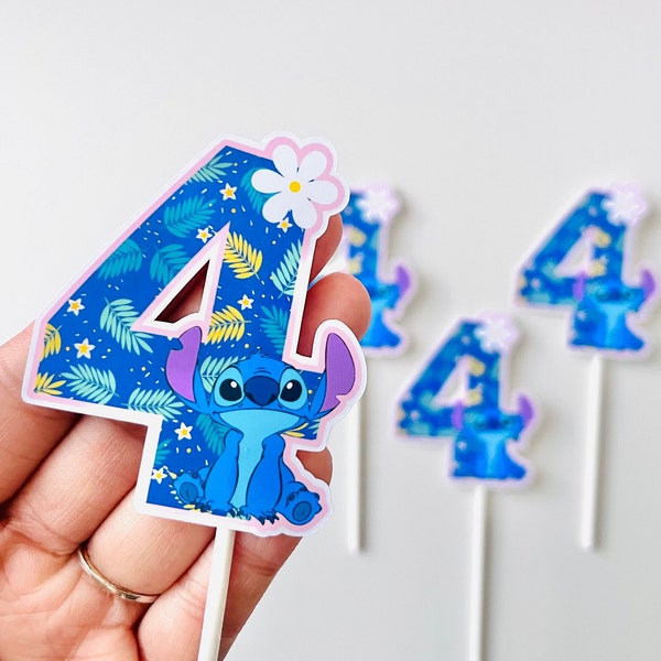 Lilo and Stitch Cake Topper Printable - Etsy