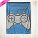 Game Controller C2C Crochet Blanket Pattern & Graph, Video Game Crochet ...