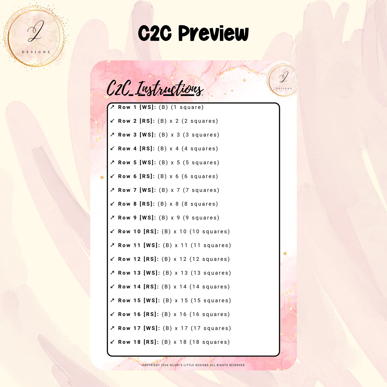 Cute Dancing Skeleton C2C Crochet Blanket Pattern & Graph, Skeleton ...