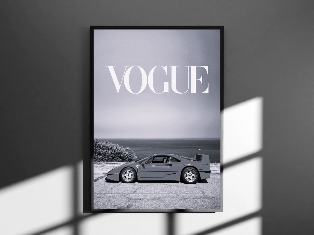 Vintage Ferrari F40 Poster Retro F40 Poster for Stylish Décor Iconic ...