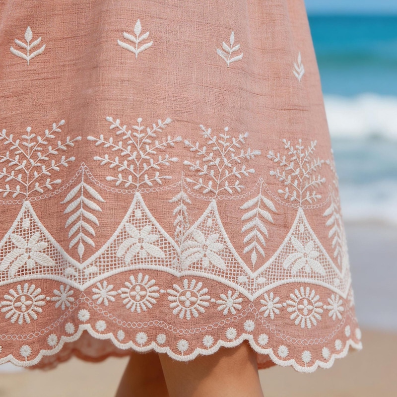 Embroidered Voile Fabrics - Etsy