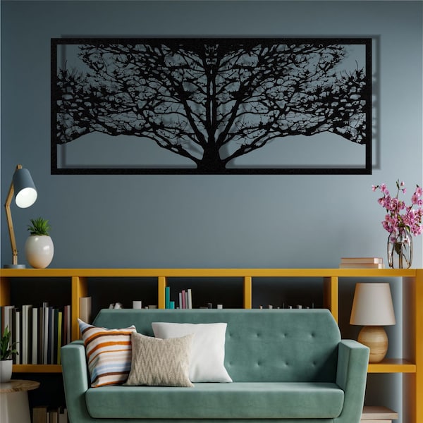 Metal Wall Art Tree - Etsy