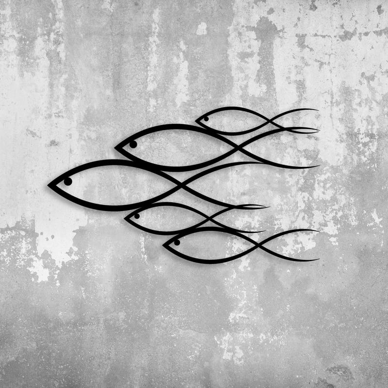Metal Fish Wall Art - Etsy