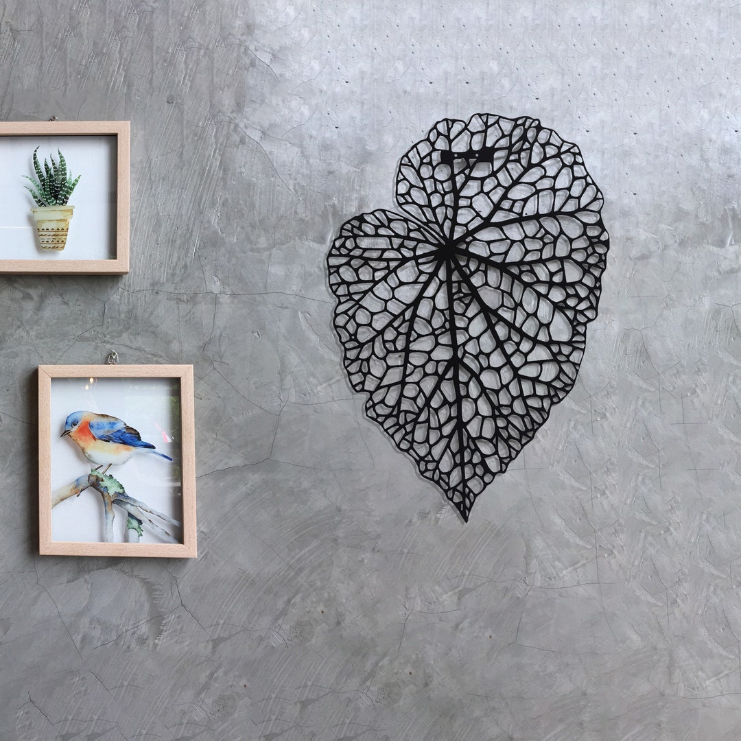 Leaf Metal Wall Decor Big Leaf Metal Wall Art Leaf Decor - Etsy