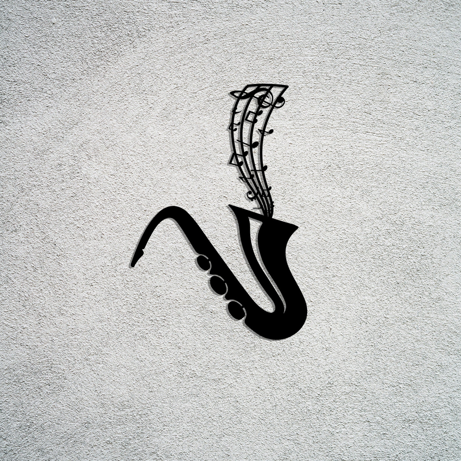 Saxophone Music Metal Wall Decor Large Black Metal Wall Art - Etsy