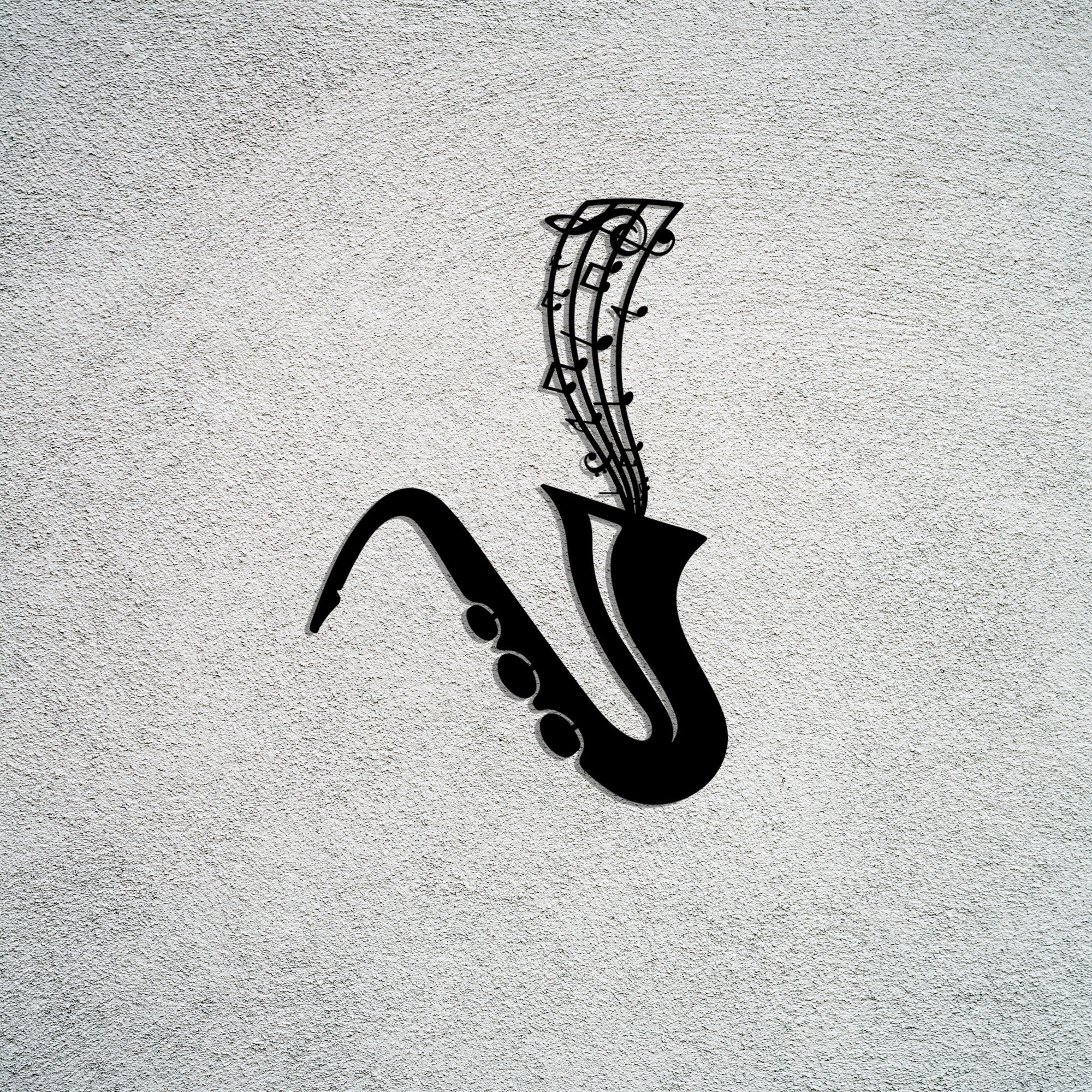Saxophone Music Metal Wall Decor Large Black Metal Wall Art - Etsy