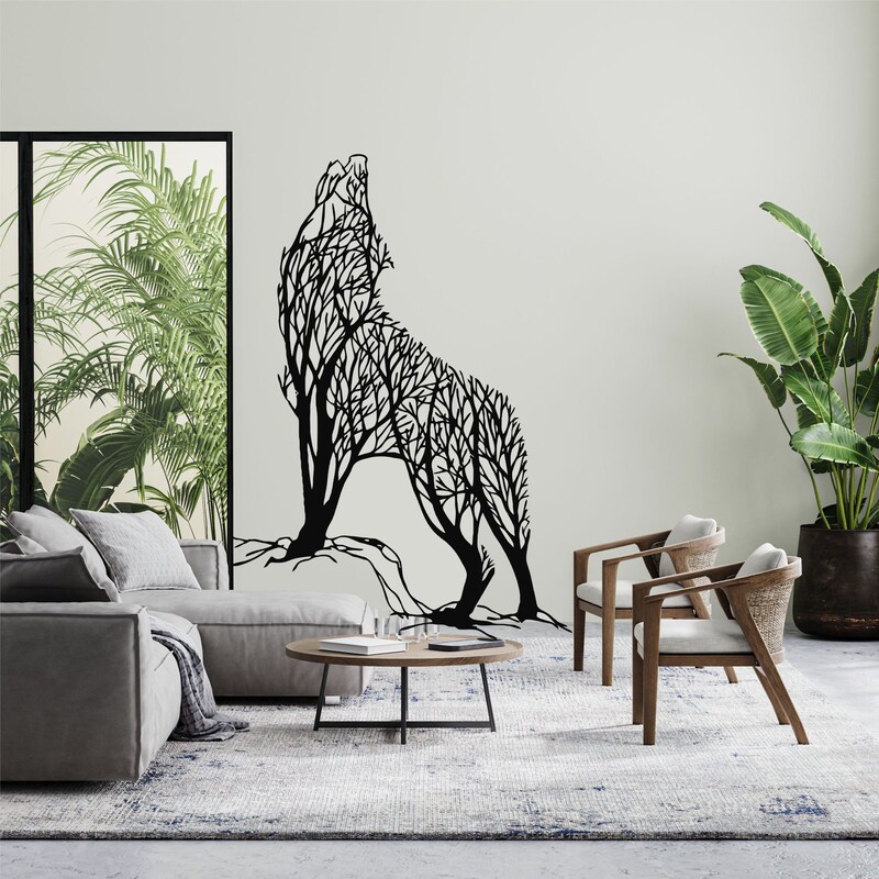 Wolf Wall Decor - Etsy