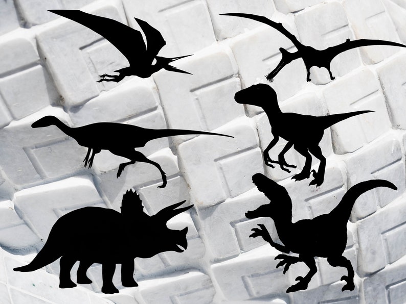 30 Dinosaurs Clipart _ Dinosaur Graphics _ PNG 300 Dpi _ SVG _ - Etsy