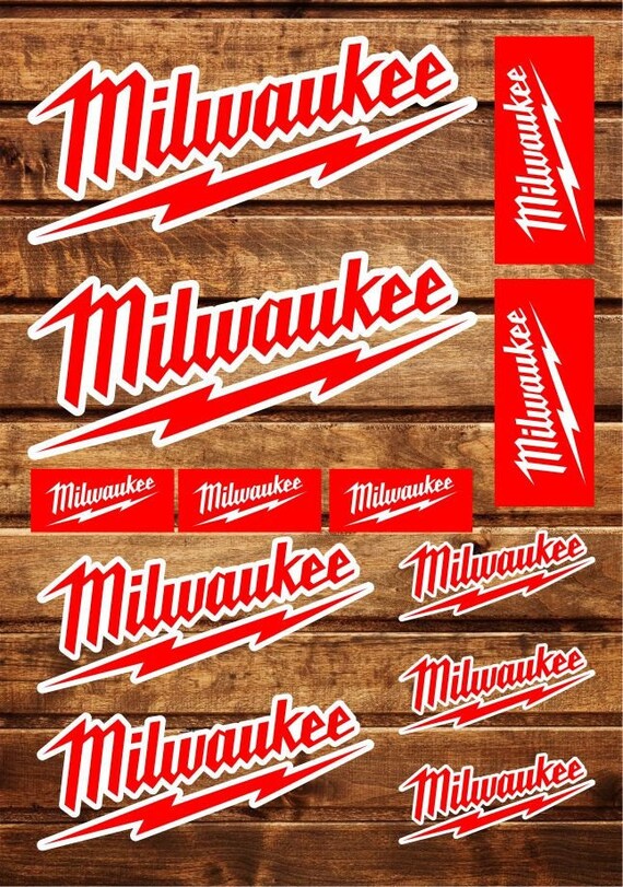 Stickers Aufkleber Milwaukee Kit Set A4 Car Vintage | Etsy
