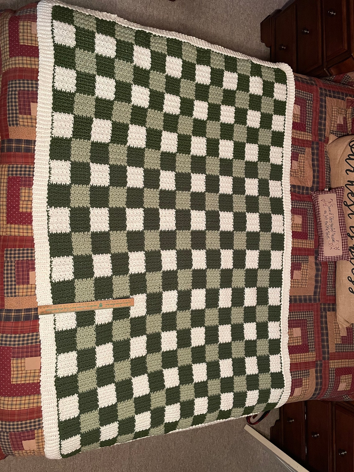 Buffalo Checked Throw - Etsy