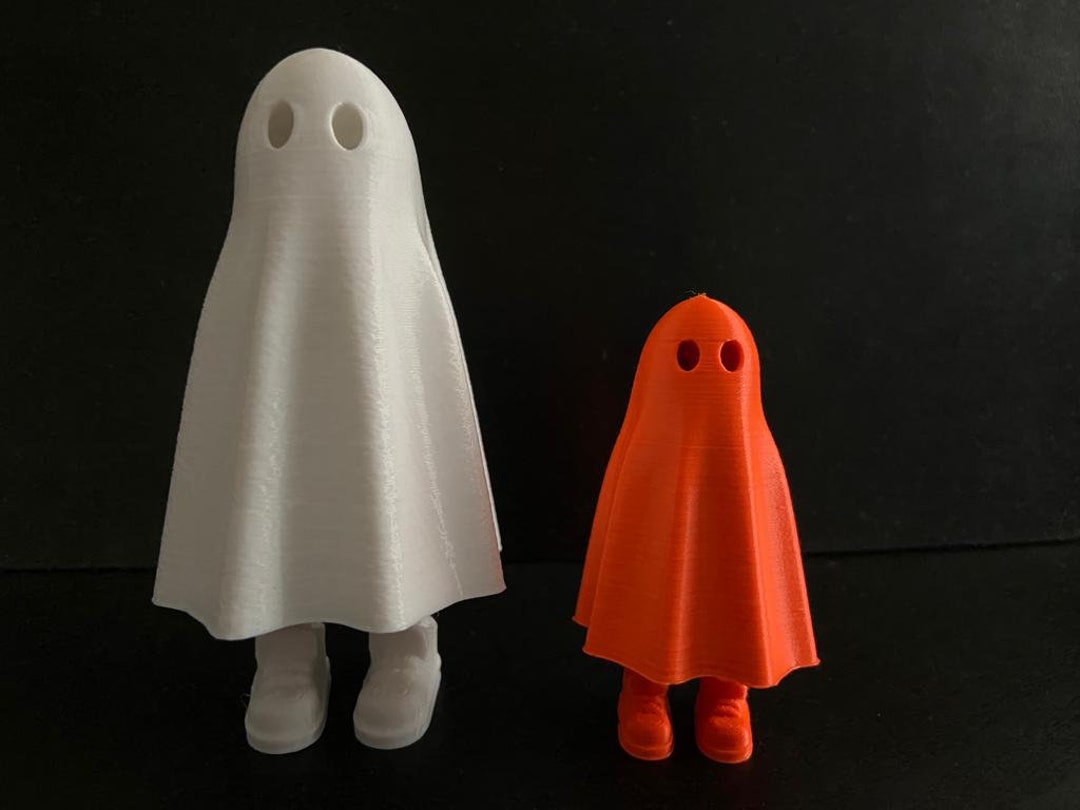 3D Printed Ghost Figure With Retractable Legs Halloween - Etsy