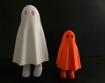 3D Printed Ghost Figure With Retractable Legs Unique Stand-up ...