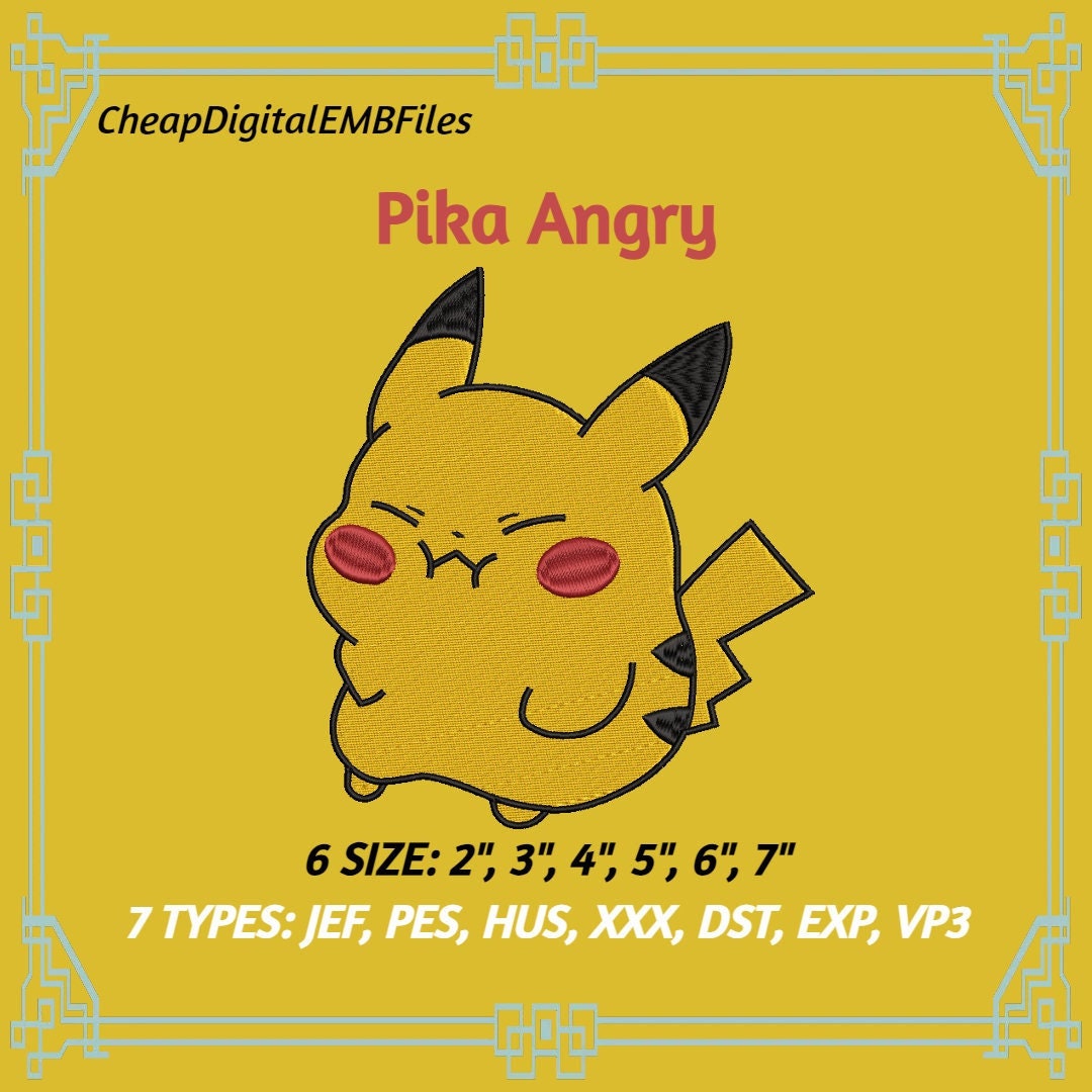 Pikachu Angry