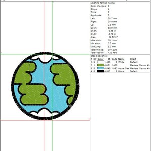 World Machine Embroidery Design Cartoon World Embroidery Files 5 Sizes ...