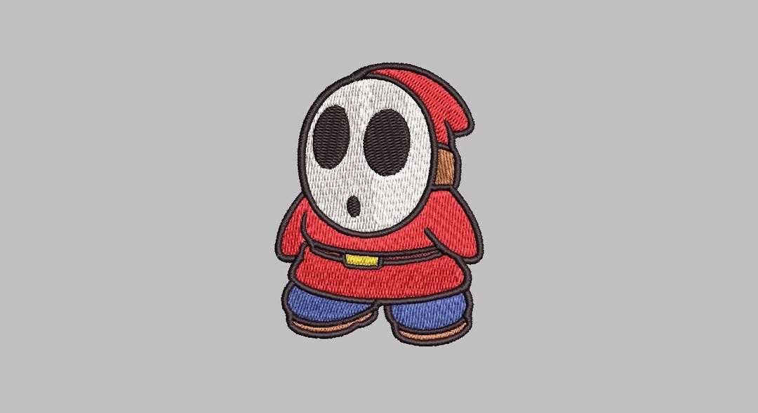 Cartoon Inspired Cute Shy Guy Embroidery Design / Digital - Etsy