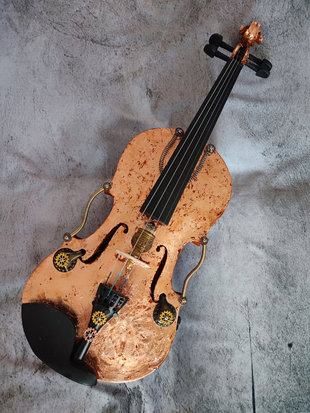 Steampunk Violin the Duke of Diamonds - Etsy