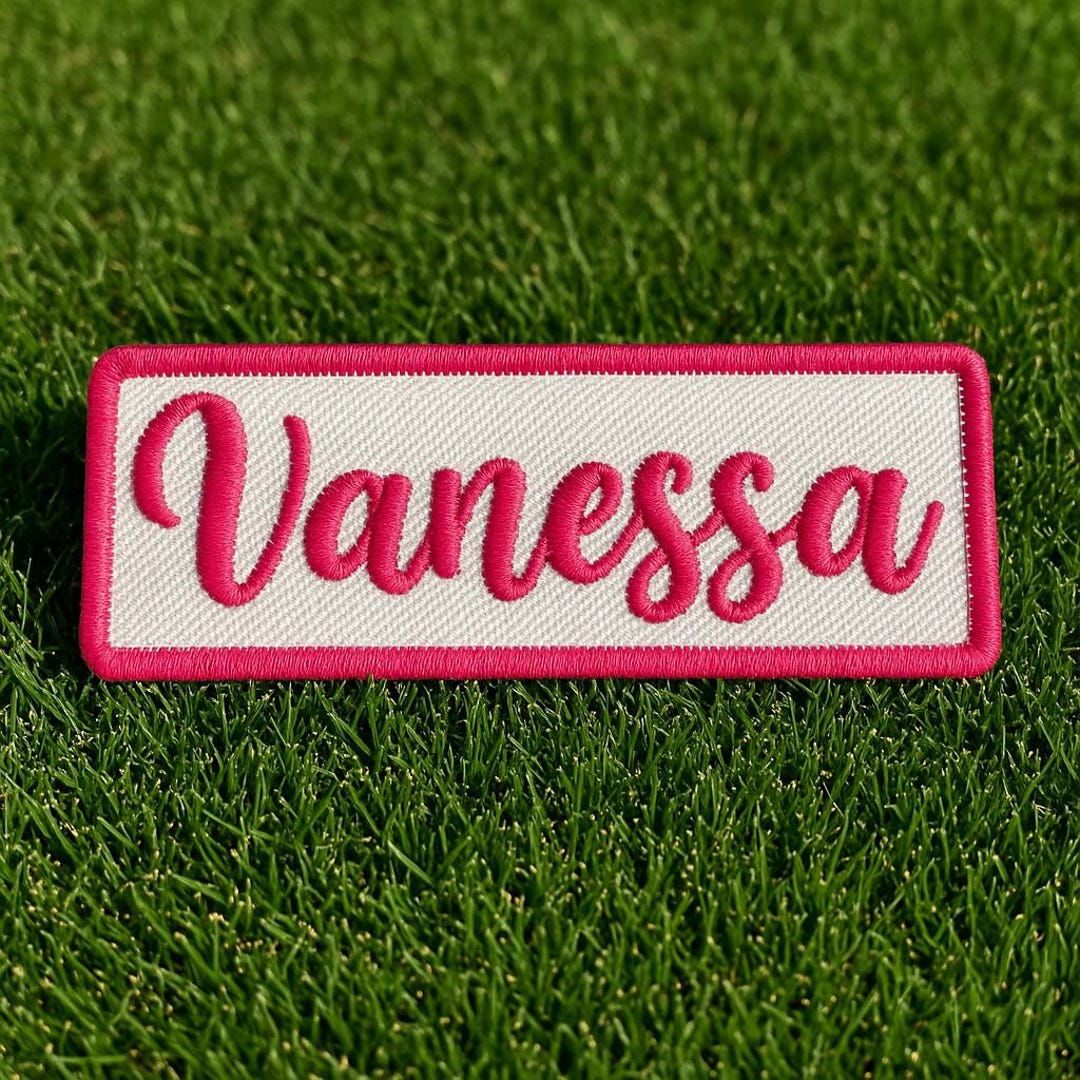 Personalized Name Patch, Iron on Embroidery Name Tag, Stitched Badge - Etsy