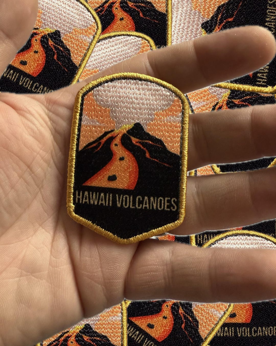 Hawaii Volcanoes National Park Patch Embroidery Nature Iron on Badge Hat Patch - Etsy