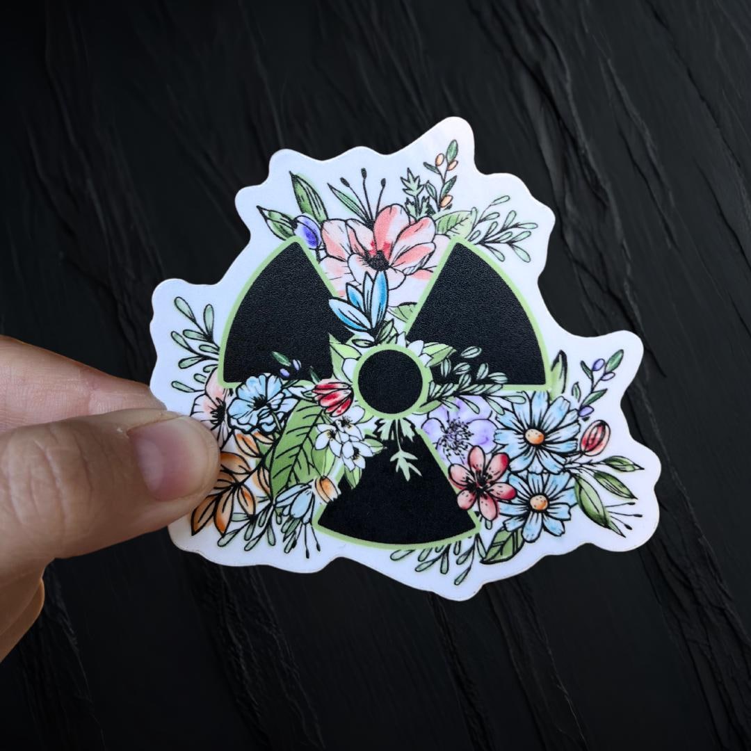 Floral Rad Tech Sticker, Radiologic Technologists, X-ray Tech Sticker ...