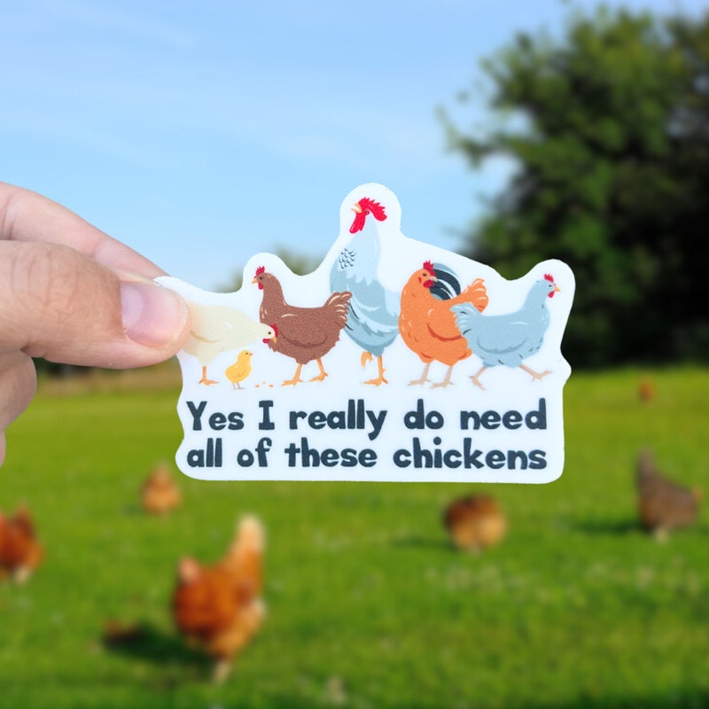 Plastic Chicken Stickers - Etsy