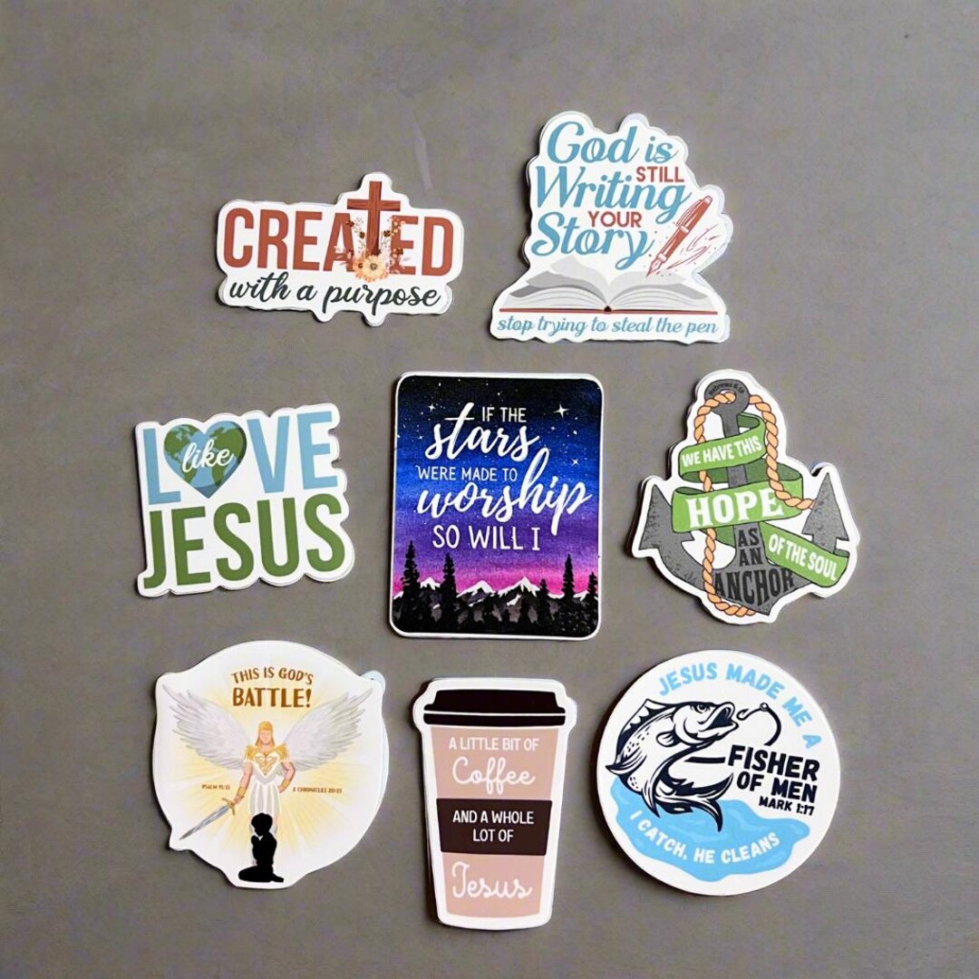 Bible Sticker Set, Faith Based Sticker Set - Etsy