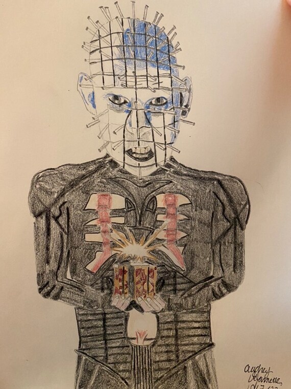 Pinhead From Hellraiser Sketch - Etsy
