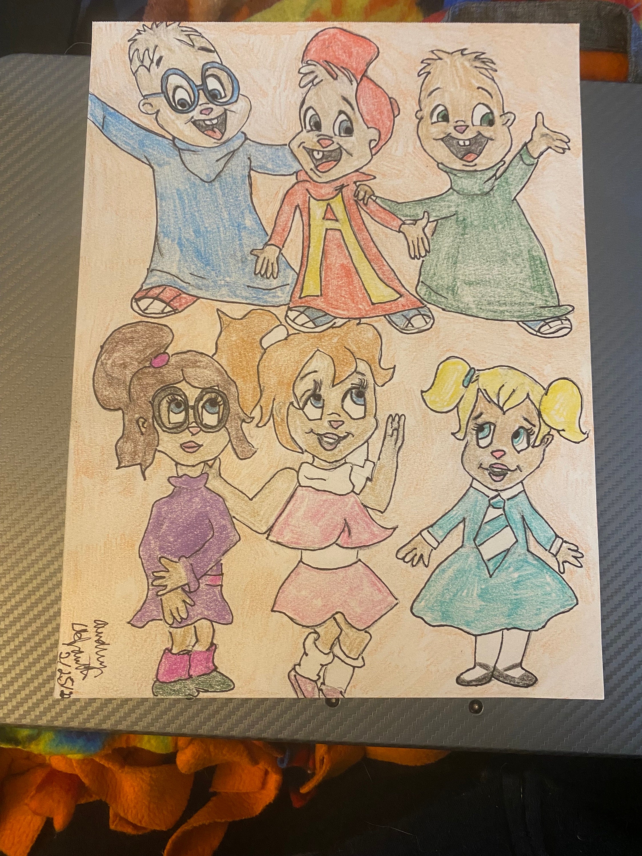 Alvin And The Chipmunks And The Chipettes Drawings