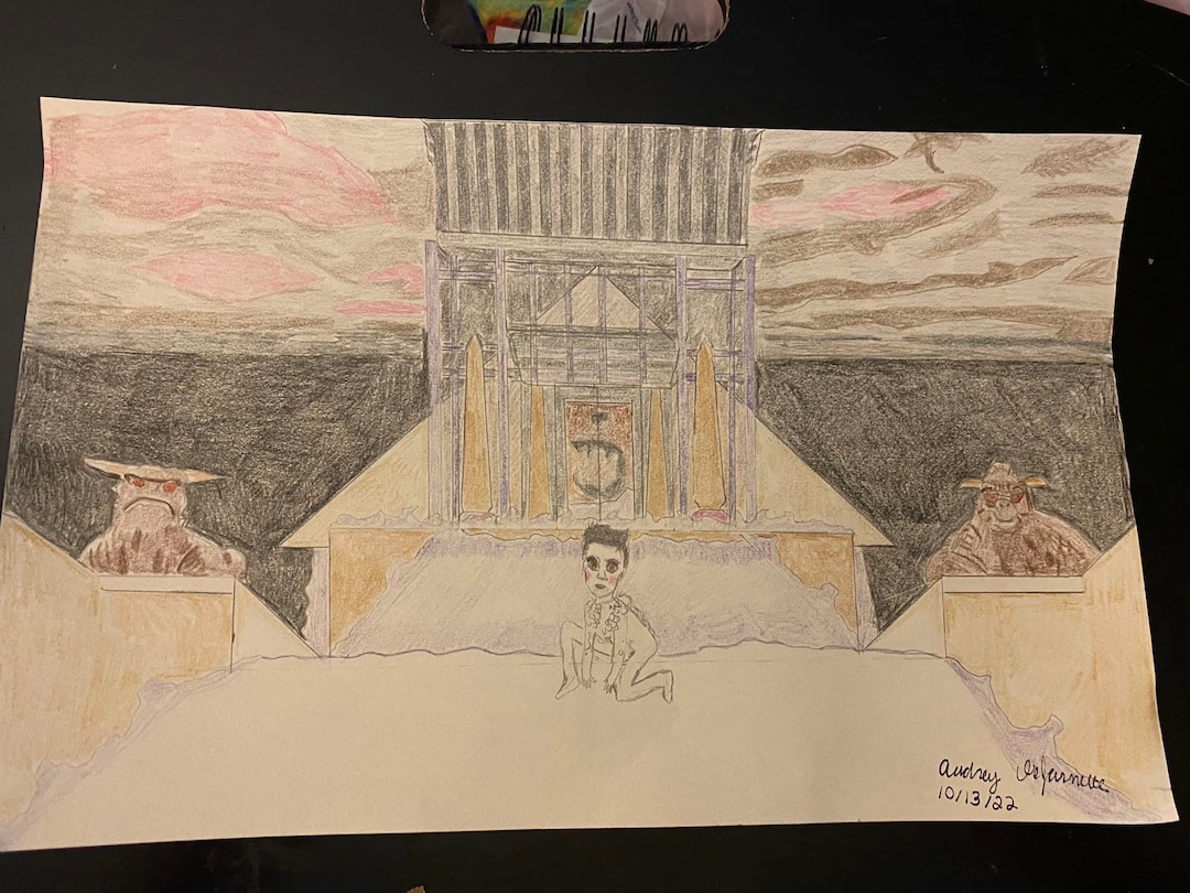 Gozer, Key Master, Gate Keeper and the Temple From Ghostbusters Sketch ...