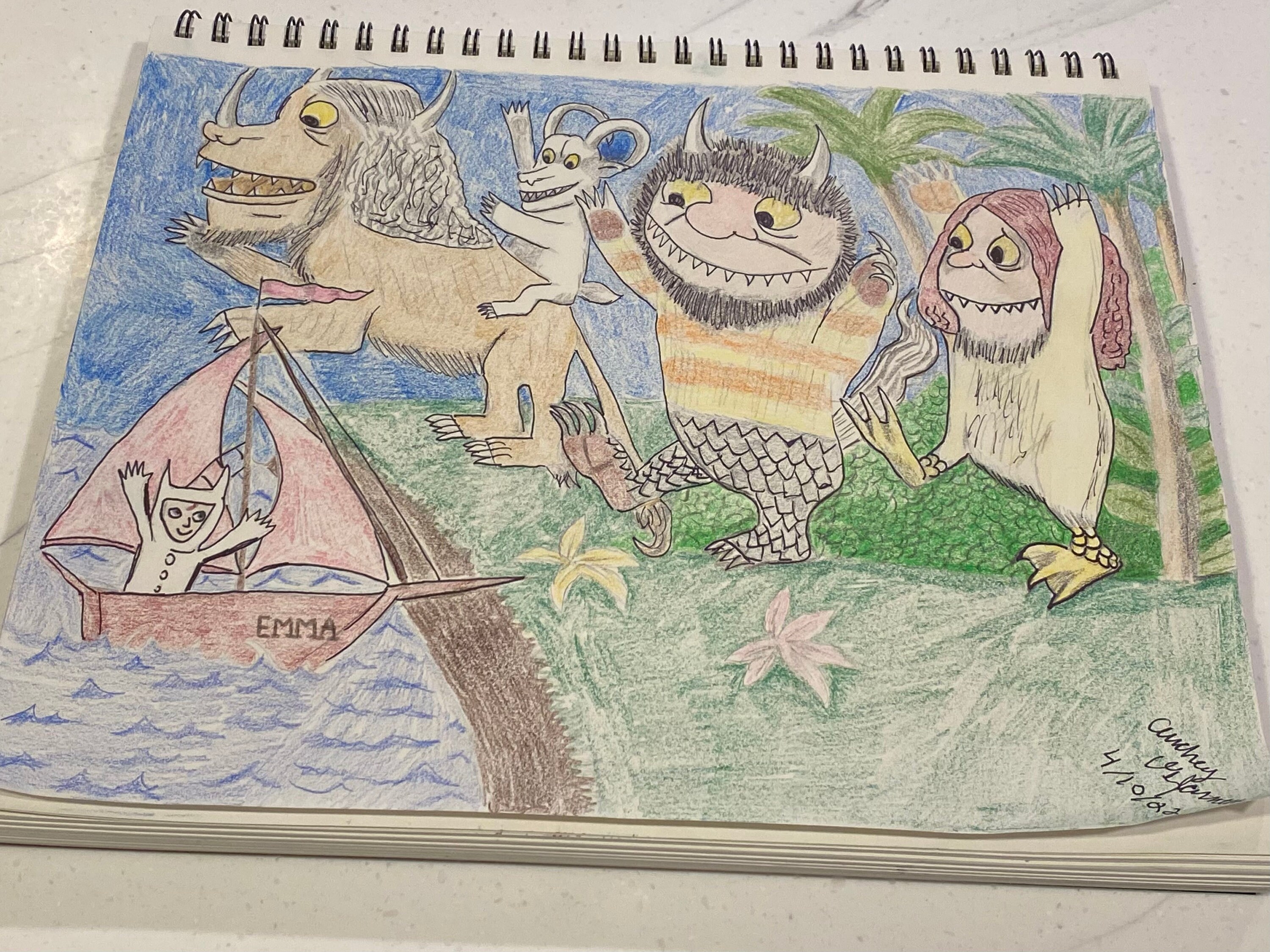 Where the Wild Things Are Sketch - Etsy