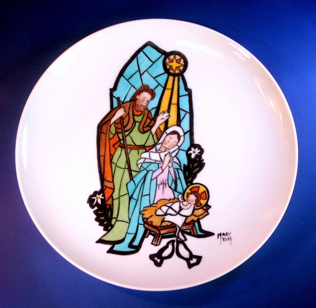 Mary Toth Hand Painted Jesus Christ is Born 7.5 - Etsy