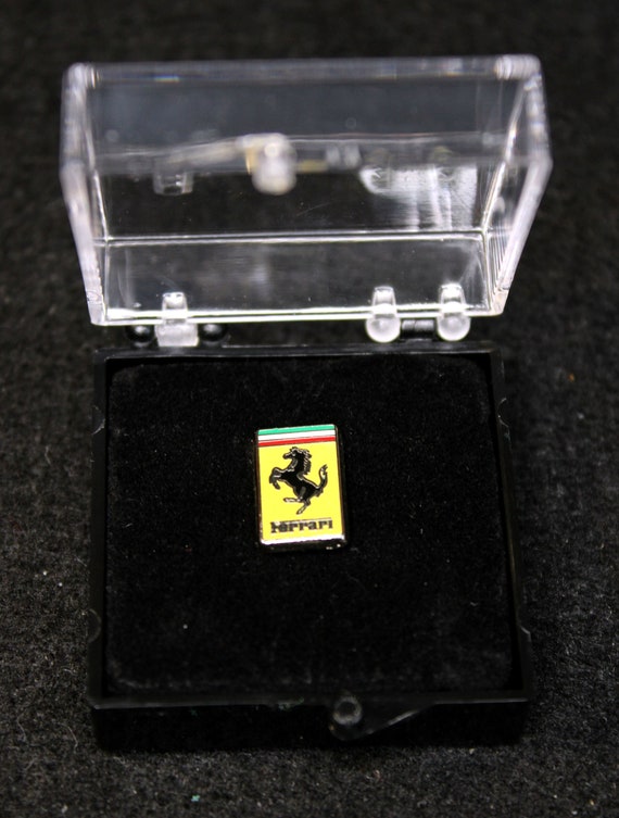 Vintage Italian Ferrari Car Logo Official Lapel Pin i… - Gem