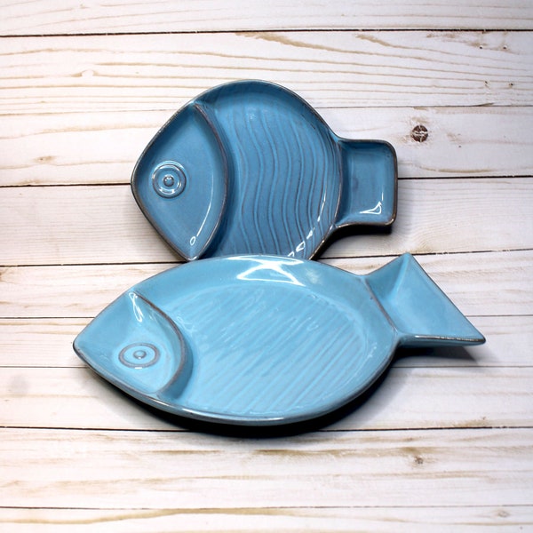 Fish Design Ceramic Plates - Etsy