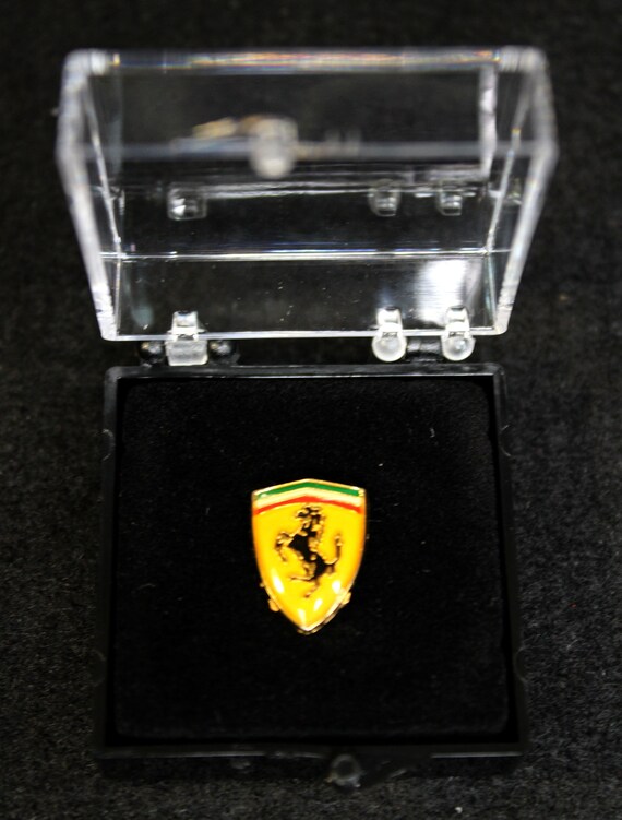 Vintage Italian Ferrari Car Crest Logo Official Lapel… - Gem