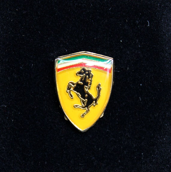Vintage Italian Ferrari Car Crest Logo Official Lapel… - Gem