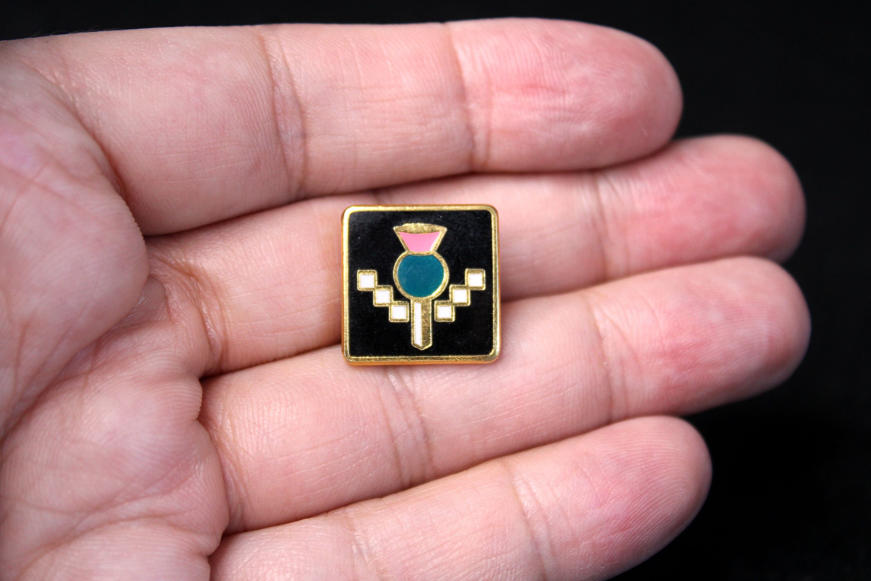 Vintage Scottish Television Logo Official Lapel Pin in Acrylic - Etsy