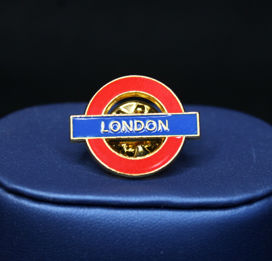 Round London Underground Iconic Tube Sign Metal Souvenir Lapel/hat Pin ...