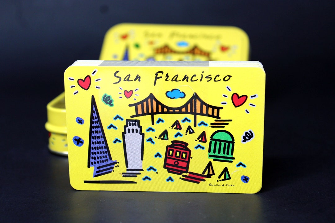 Vintage Luke a Tuke SAN FRANCISCO Themed Sealed Deck of Playing Cards ...