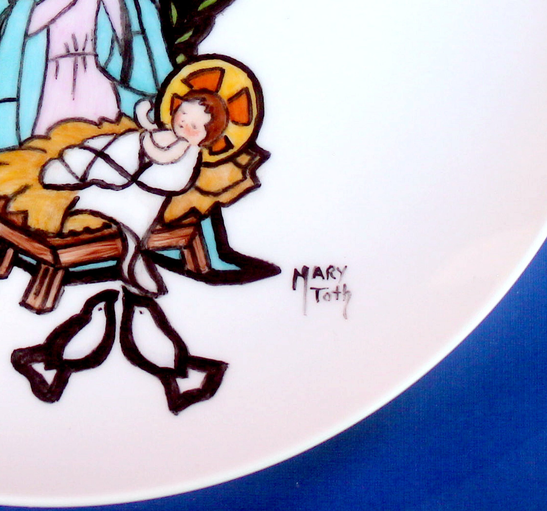 Mary Toth Hand Painted Jesus Christ is Born 7.5 - Etsy