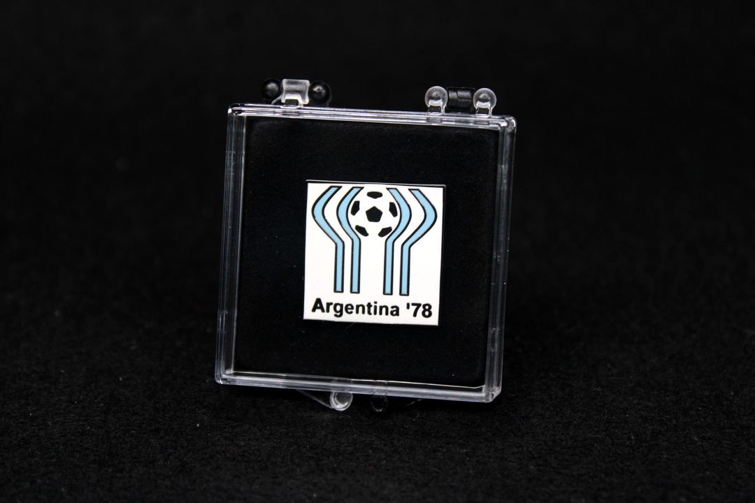 FIFA World Cup Argentina 1978 Logo Lapel Hat Pin in Display - Etsy