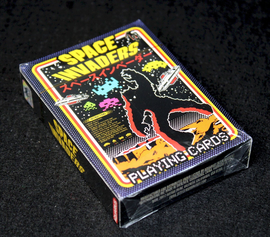 Space Invaders Game Themed Sealed Deck of Playing Cards by Aquarius - Etsy