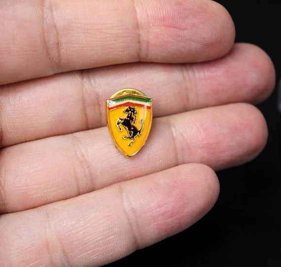 Vintage Italian Ferrari Car Crest Logo Official Lapel… - Gem