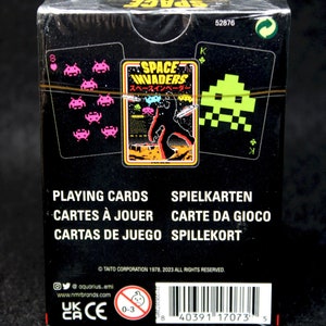 Space Invaders Game Themed Sealed Deck of Playing Cards by Aquarius - Etsy