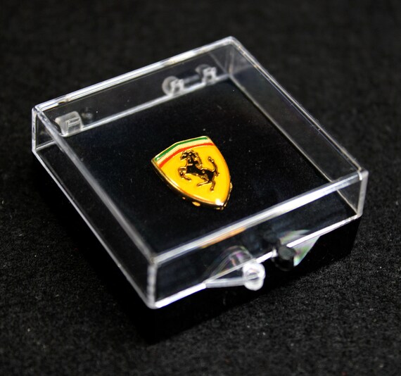 Vintage Italian Ferrari Car Crest Logo Official Lapel… - Gem