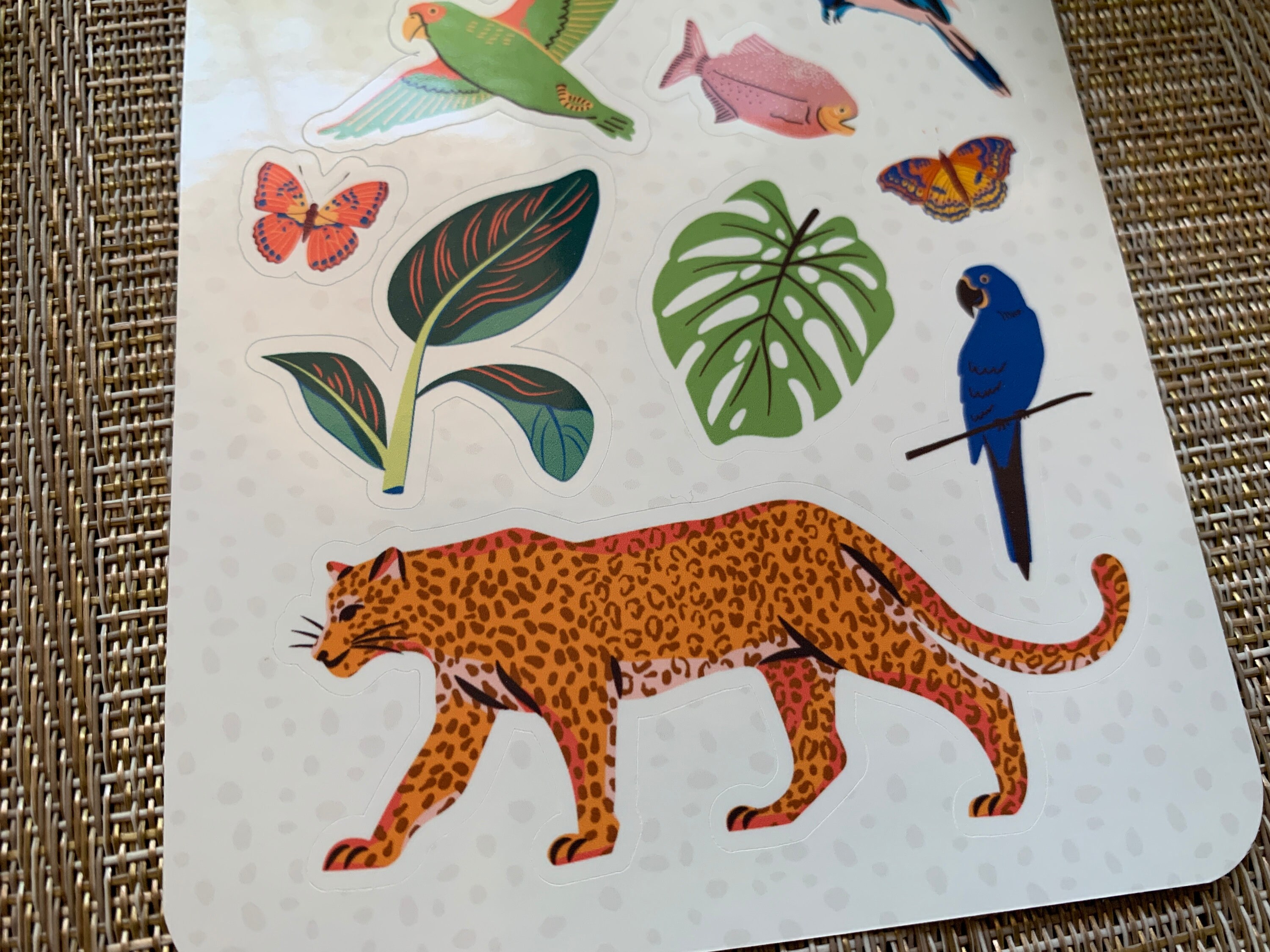 Jungle Themed Sticker Sheets - Etsy