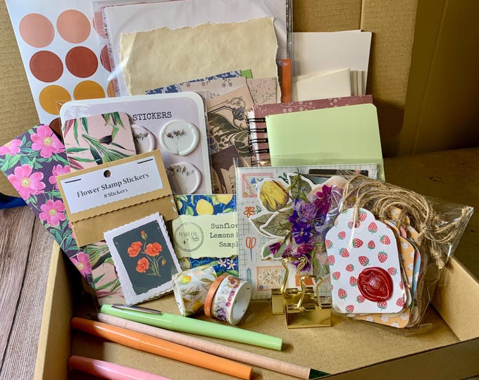 1.5 Pound Stationery Box, Mystery Junk Journal Box, Mystery Stationery ...