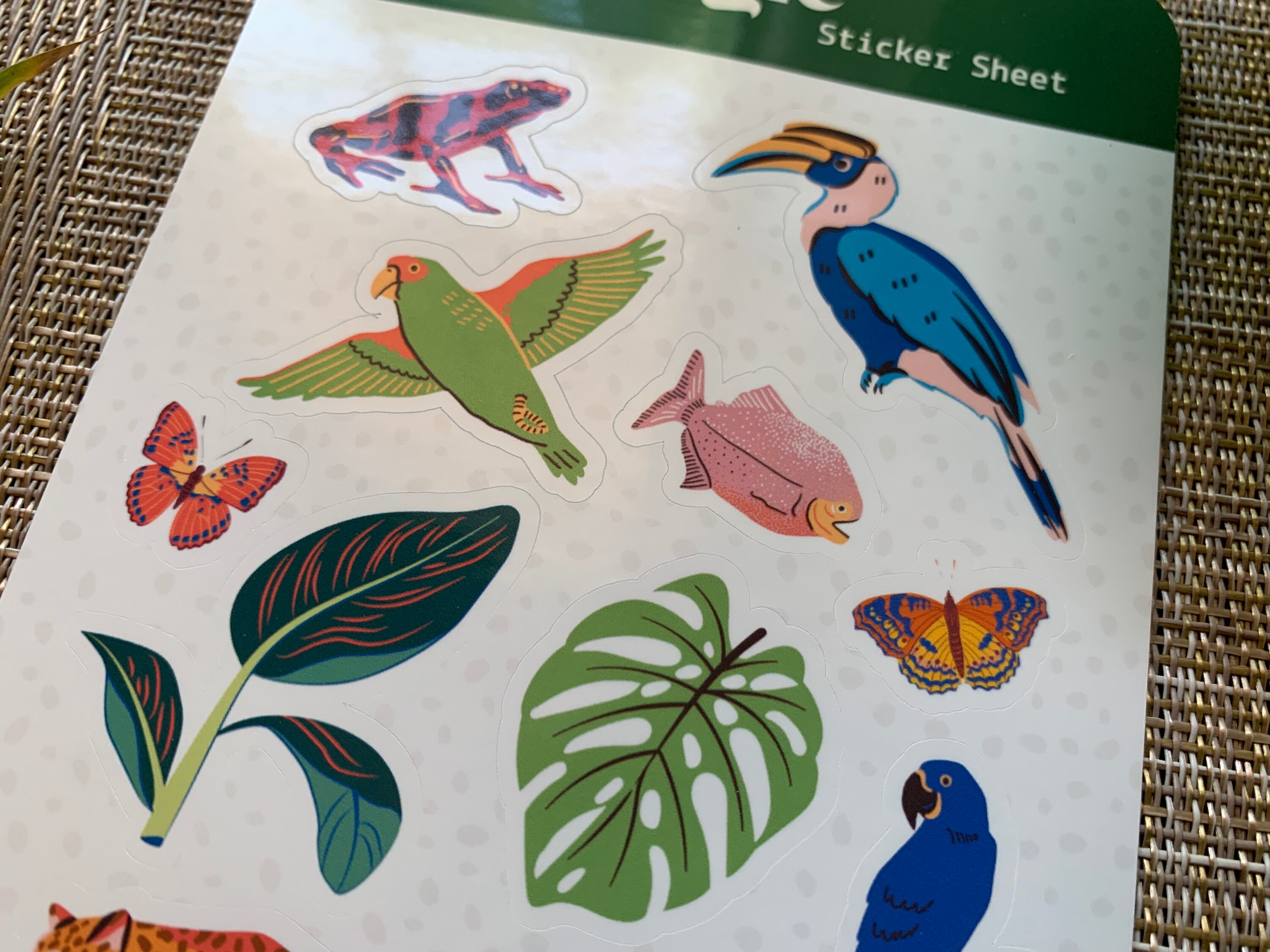 Jungle Themed Sticker Sheets - Etsy