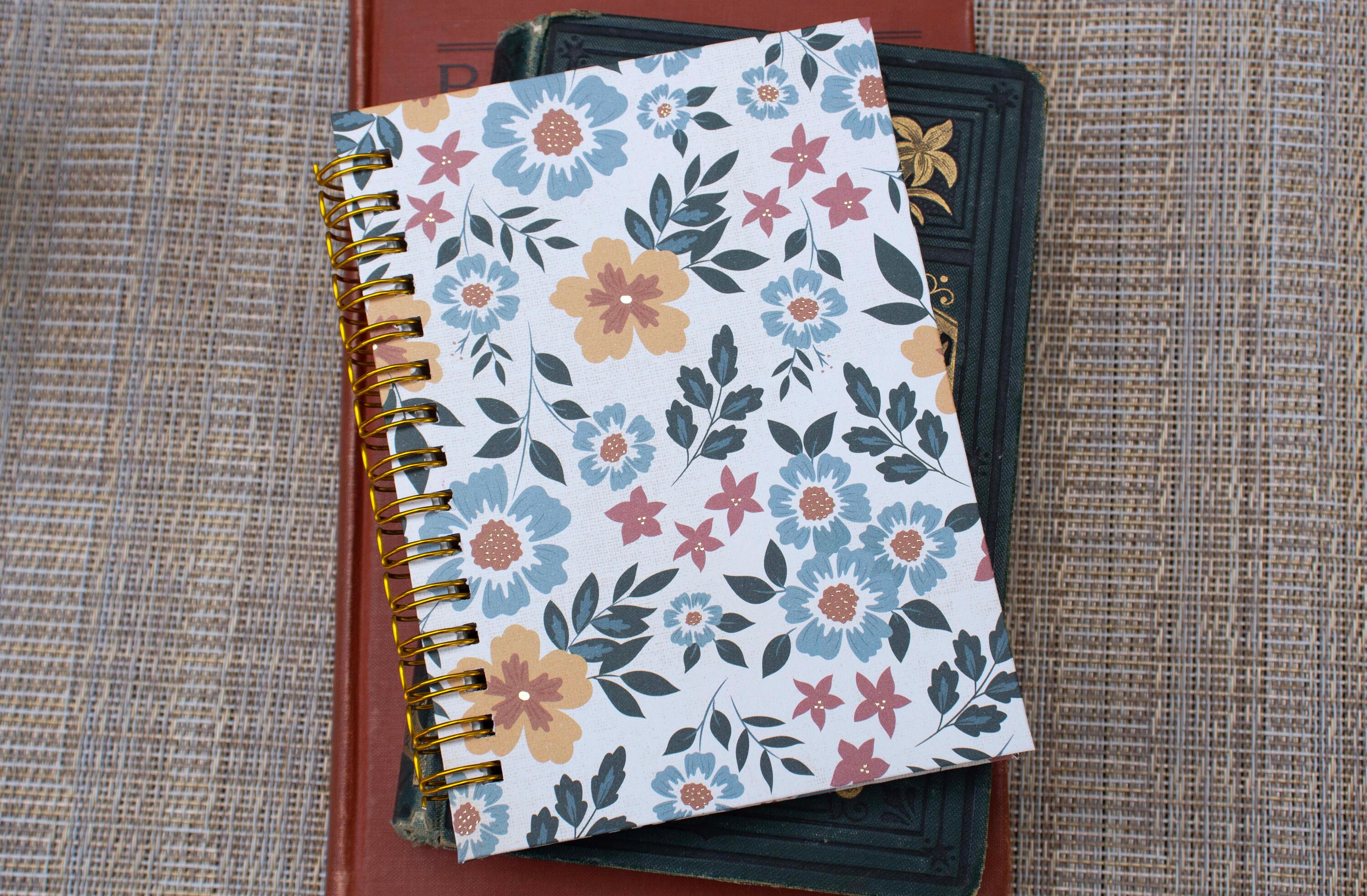 Colorful Flower Notebooks, Mini Flower Journal - Etsy
