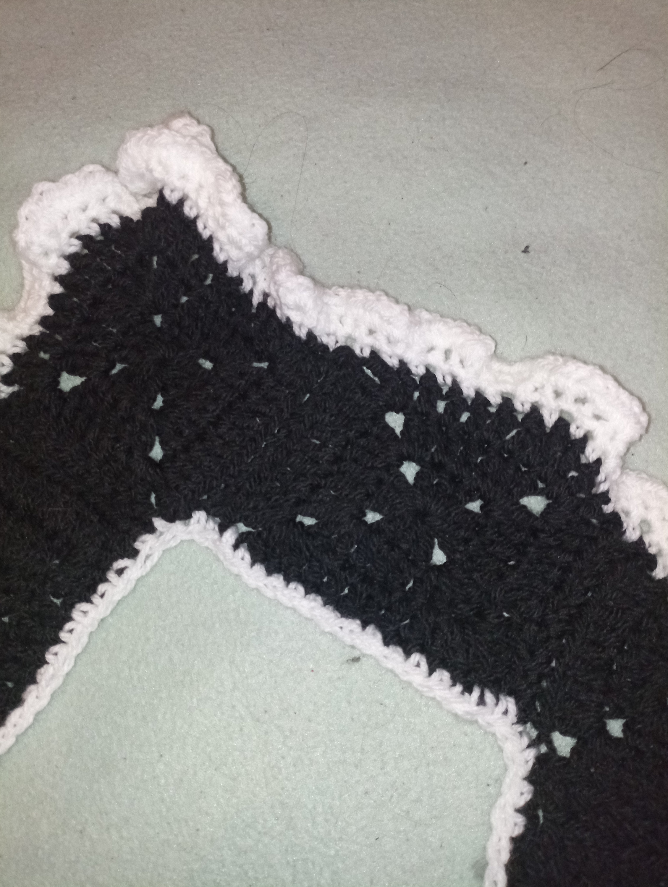 Crochet Skull Collar Granny Square Goth Retro - Etsy