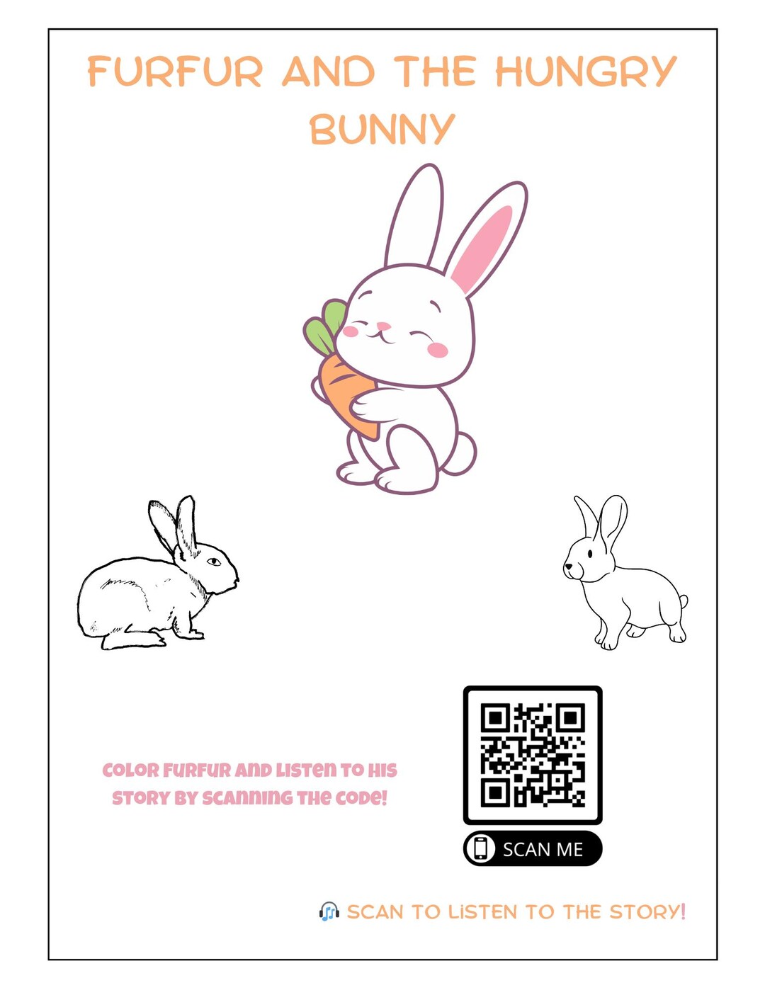 Listen and Color Printable QR Codes for Kids - Etsy