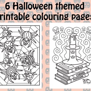 Printable Halloween Colouring Pages | Halloween Activity | Spiders ...